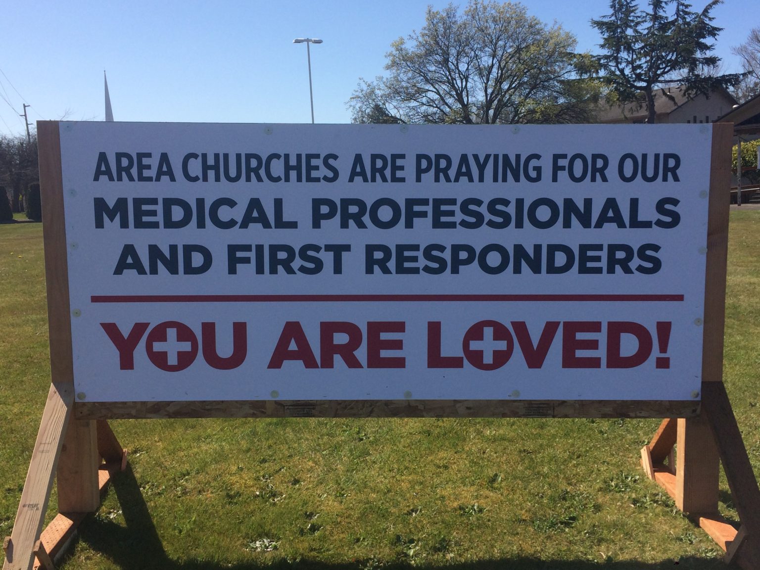 New Sign on Church Property - Hope in Christ Church